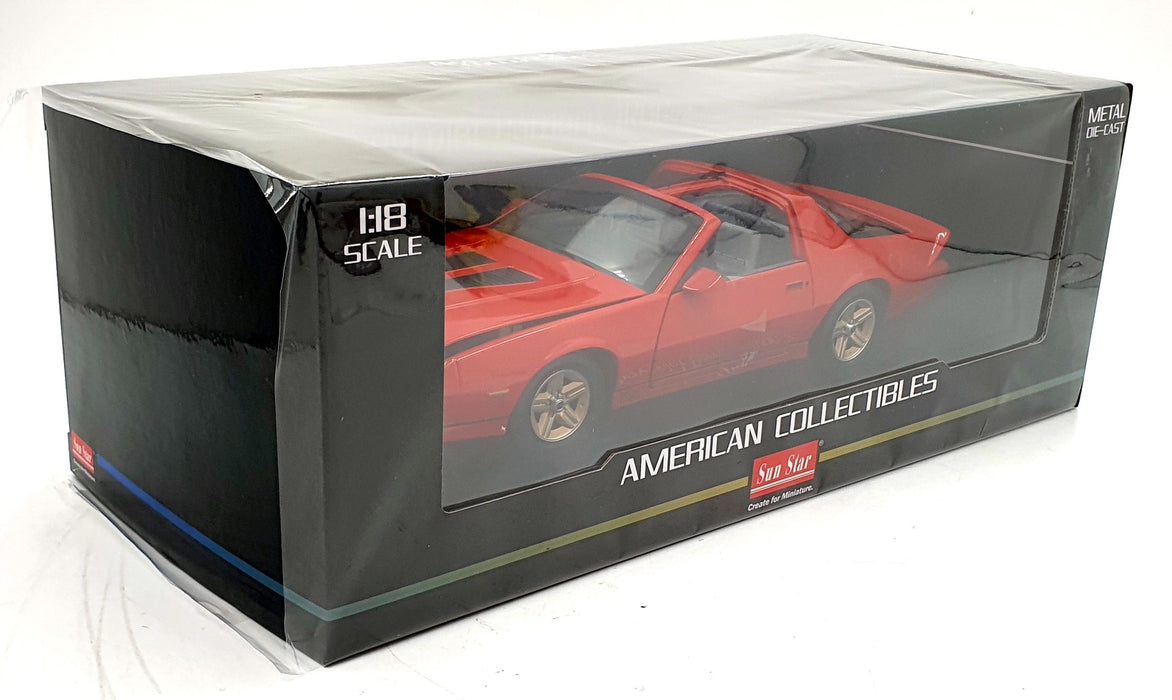 Sun Star 1/18 Scale 1946 - 1985 Chevrolet Camaro IROC-Z - Red — R.M.Toys Ltd