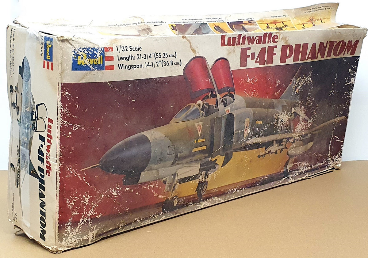 Revell 1/32 Scale Unbuilt Kit H-178 - Luftwaffe F-4F Phantom Aircraft ...