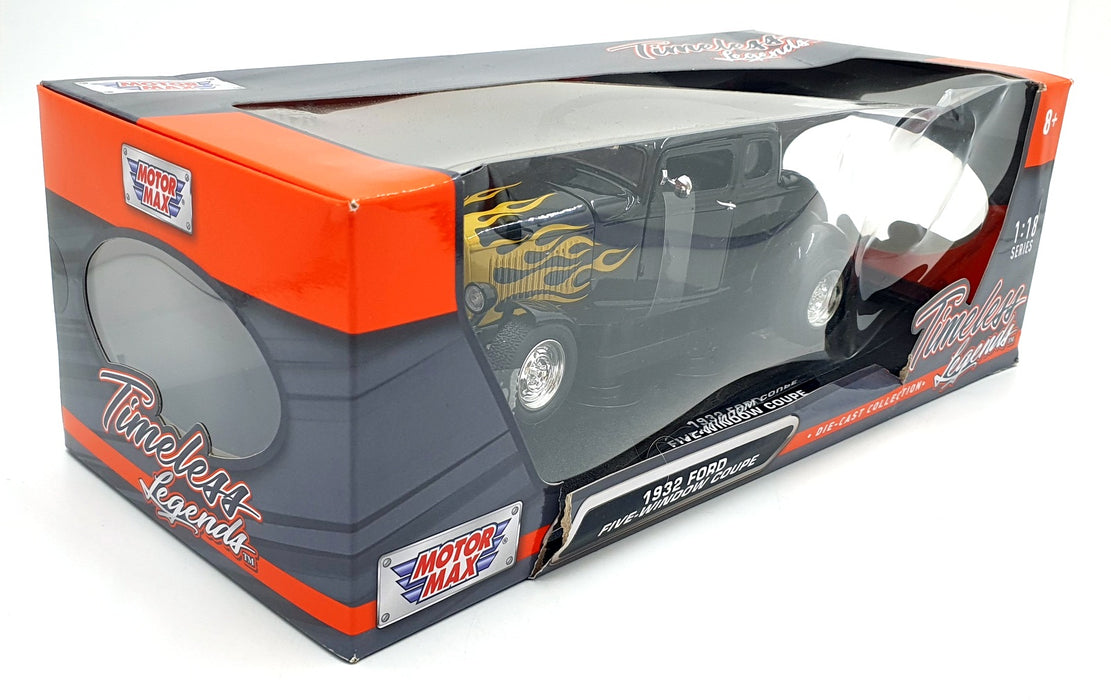 Motor Max 1/18 Scale Diecast 73171 - 1932 Ford Five Window Coupe ...