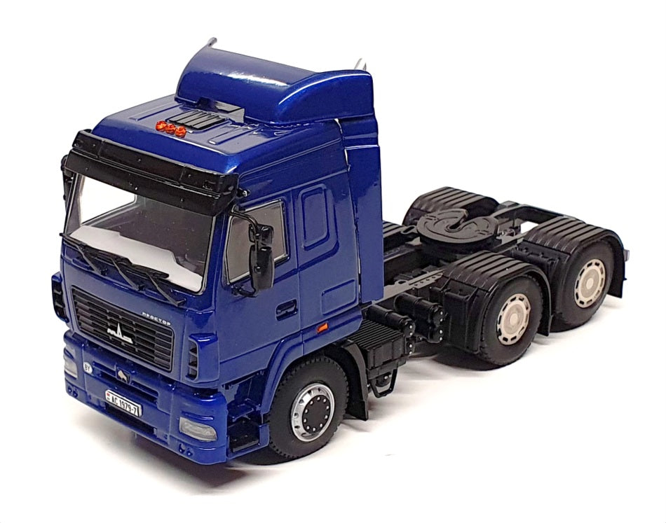 WSI Models 1/50 Scale Diecast 04-1122 - MAZ 6430 6x4 Truck - Blue — R.M.Toys Ltd