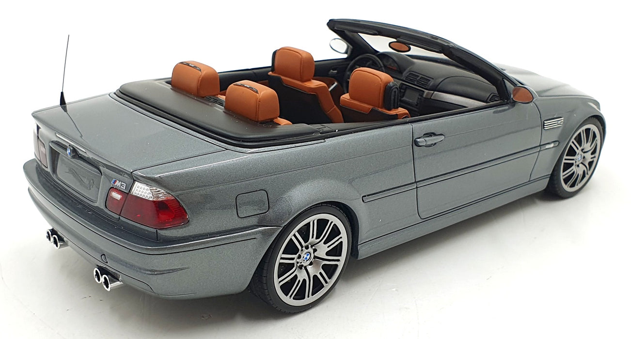 Otto Models 1/18 Scale Resin OT1006 - BMW E46 M3 Convertible - Met Grey ...