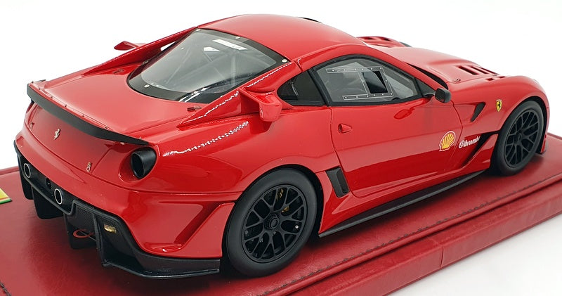 BBR 1/18 Scale P1817-2 Ferrari 599XX Nurburgring Record 2010 Rosso Cora ...