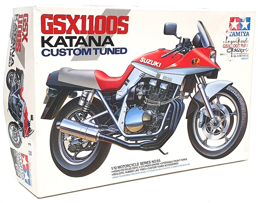 Tamiya 1/12 Scale Model Kit 14065 Series 65 Suzuki GSX1100S Katana ...