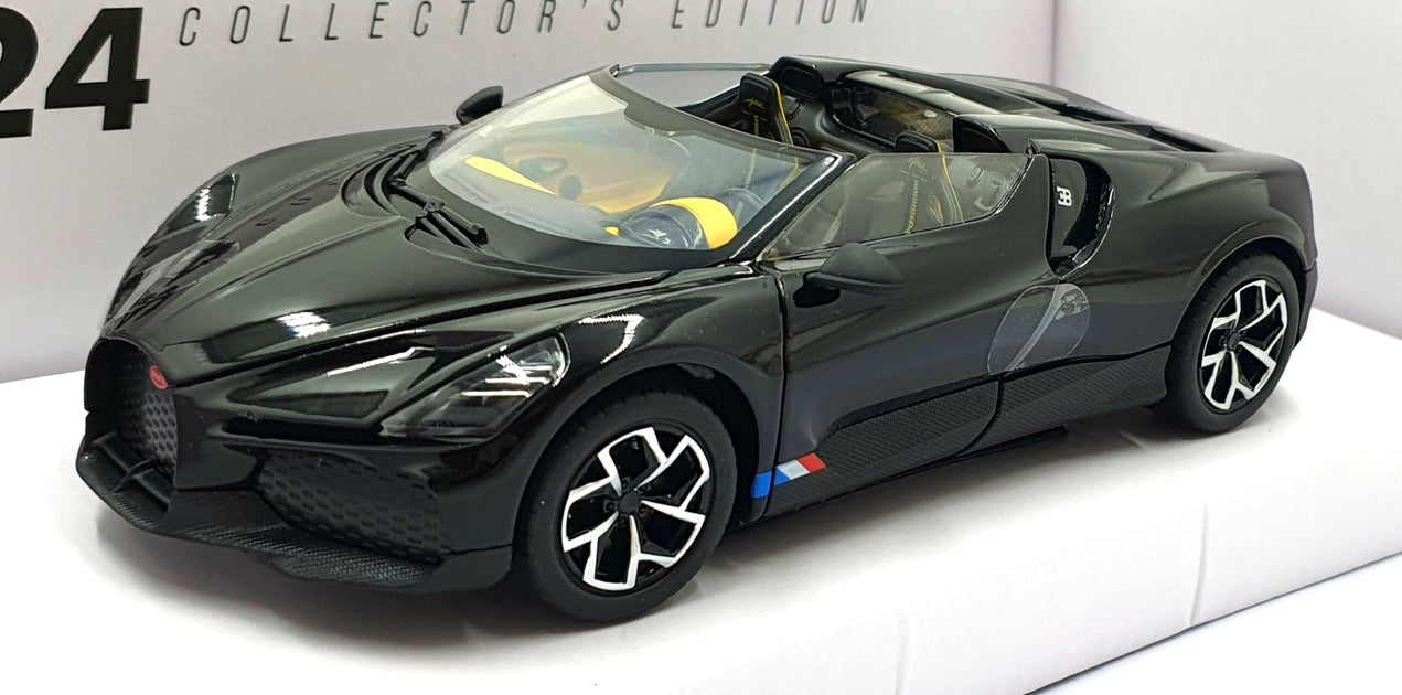 CMJ 1/24 Scale Diecast 124BMBK - Bugatti Mistral - Black — R.M.Toys Ltd