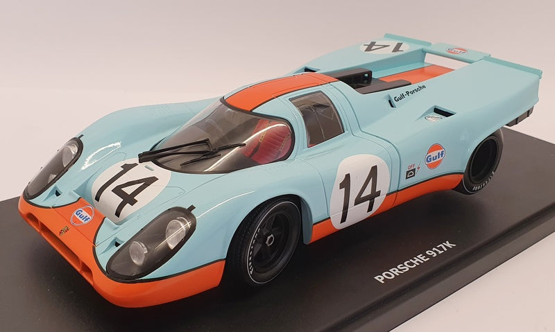 CMR 1/18 Scale Diecast CMR131-14 - Porsche 917K Race Car Gulf #14 — R.M ...