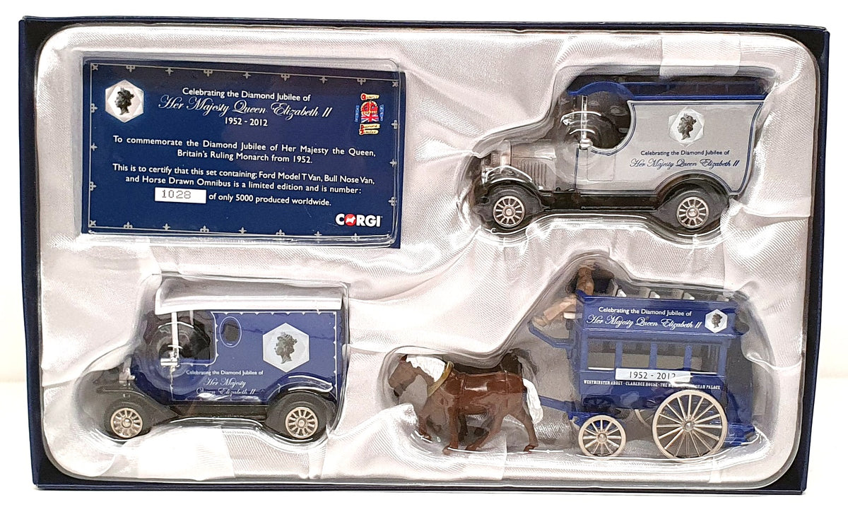 Corgi DJ1003 - Ford Model T Vans Queens Diamond Jubilee 3 Piece Set — R ...