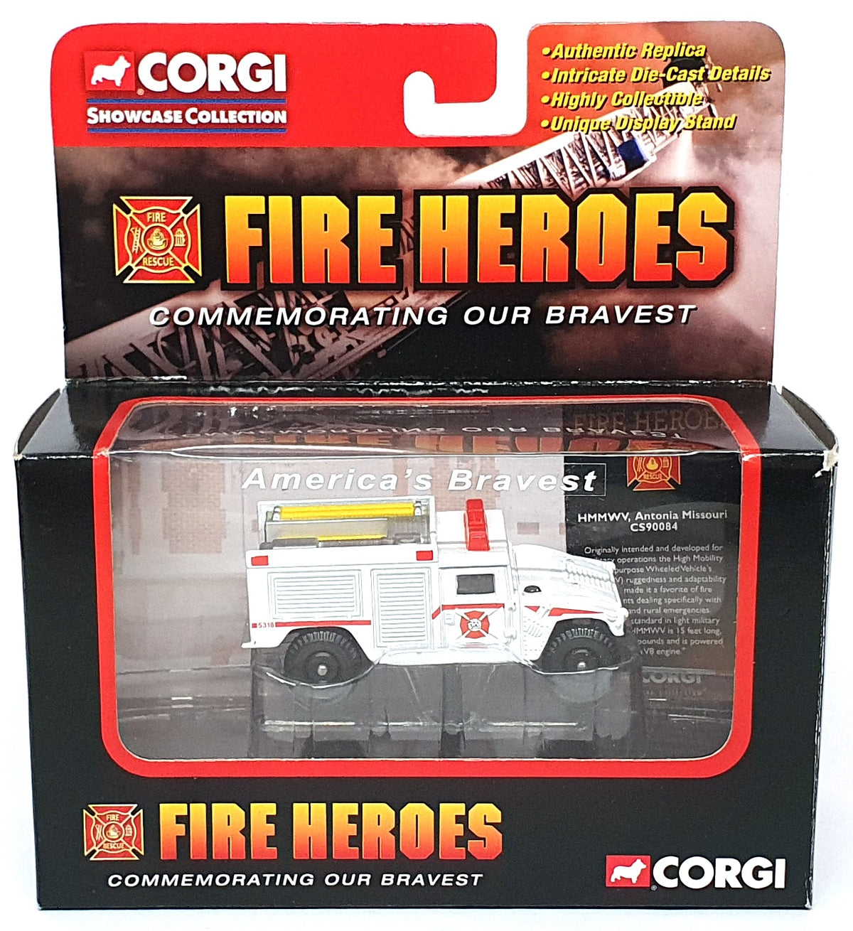 Corgi Diecast CS90084 - HMMWV Antonia Fire Dept. - White — R.M.Toys Ltd