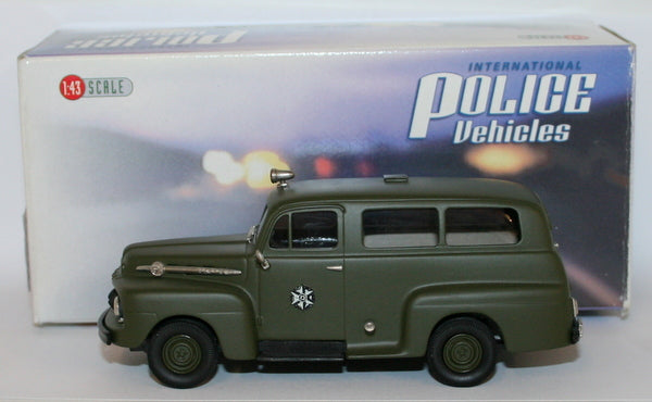 Brooklin Models 1/43 Scale IPV16 - 1952 Ford F1 Ranger - Israeli Police ...