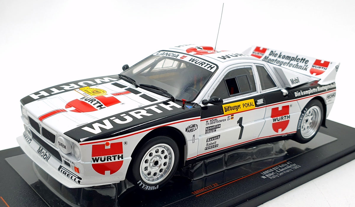 IXO Models 1/18 Scale Diecast 18RMC117 Lancia 037 Rally #1 Germany 1983 ...
