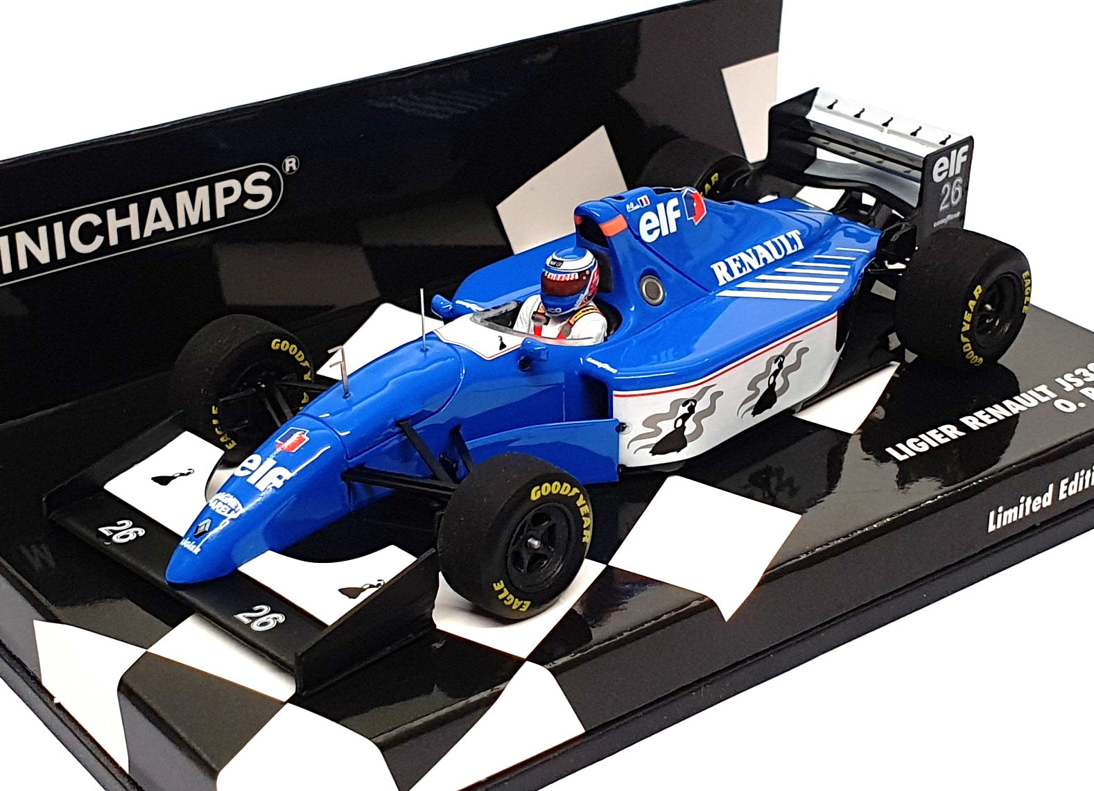 Minichamps 1/43 Scale 417 940026 - F1 Ligier Renault JS39B O. Panis ...