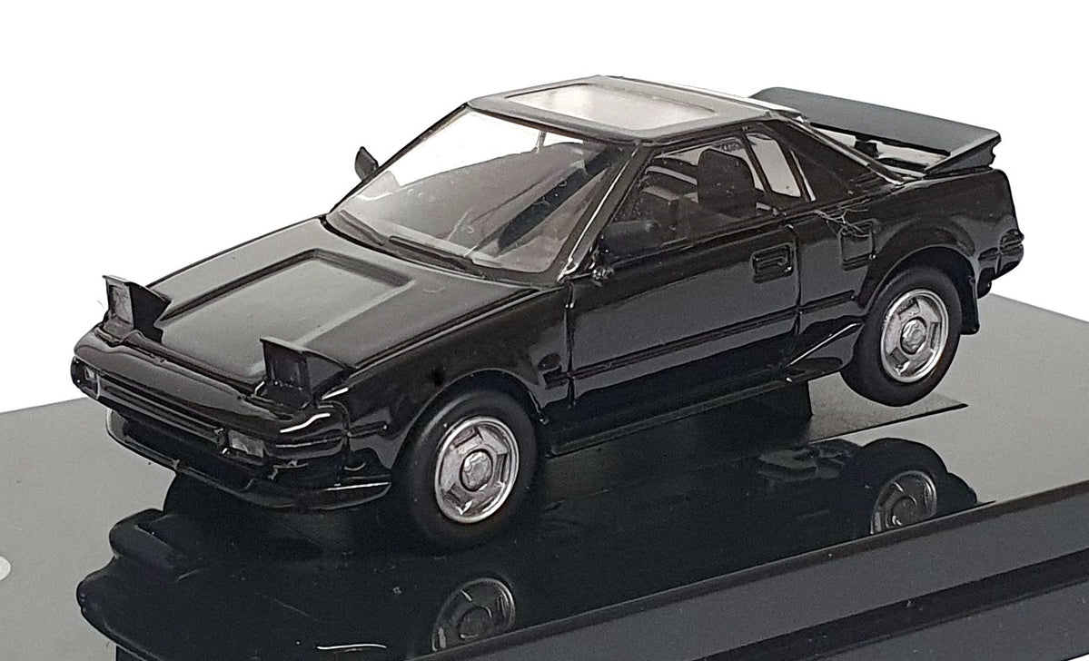 Paragon 1/64 Scale PA-55421 - 1985 Toyota MR2 Mk1 - Met. Black — R.M ...