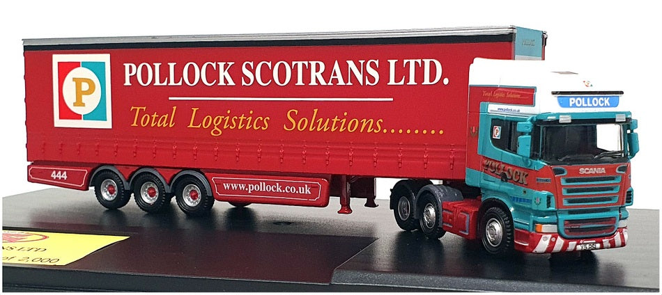 Oxford Diecast 1/76 Scale SCA02CS - Scania Truck & Trailer - Pollock ...