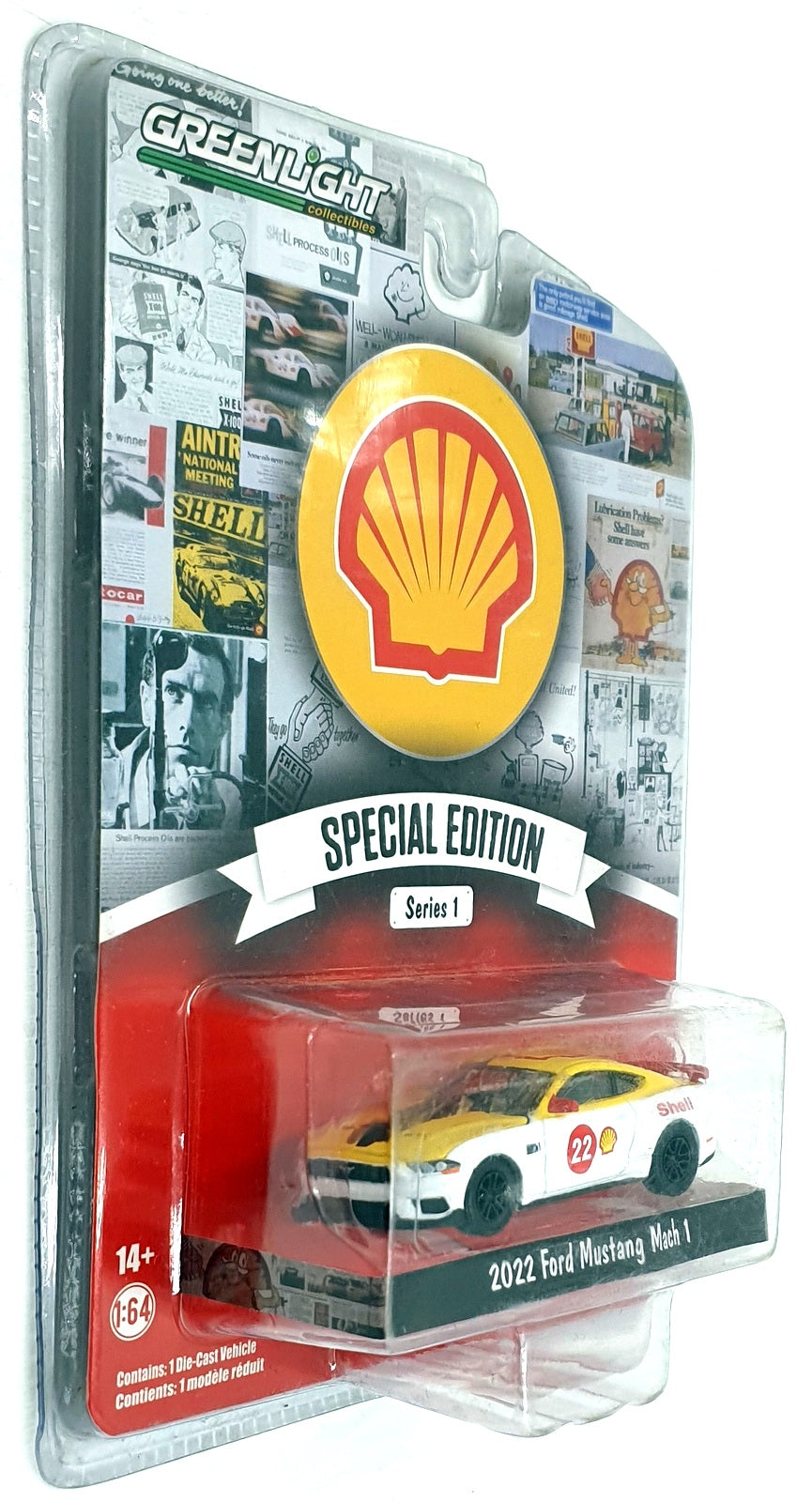 Greenlight 1/64 Scale 41125-F - 2022 Ford Mustang Mach 1 Car #22 — R.M ...
