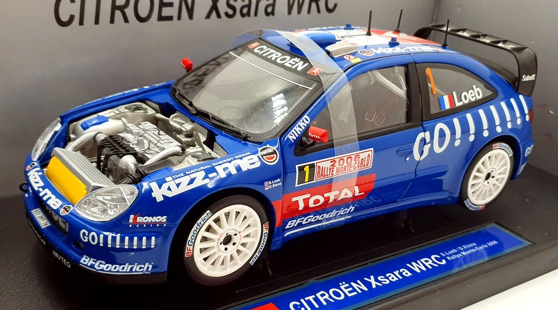 Sun Star 1/18 Scale Diecast 4419 - Citroen Xsara WRC Monte Carlo S.Loeb ...