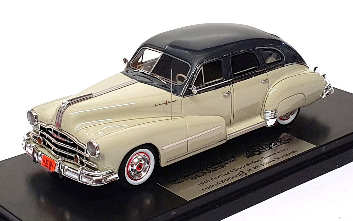 Goldvarg 1/43 Scale GC-083B - 1948 Pontiac 4Dr. Sedan - Oyster Grey — R ...