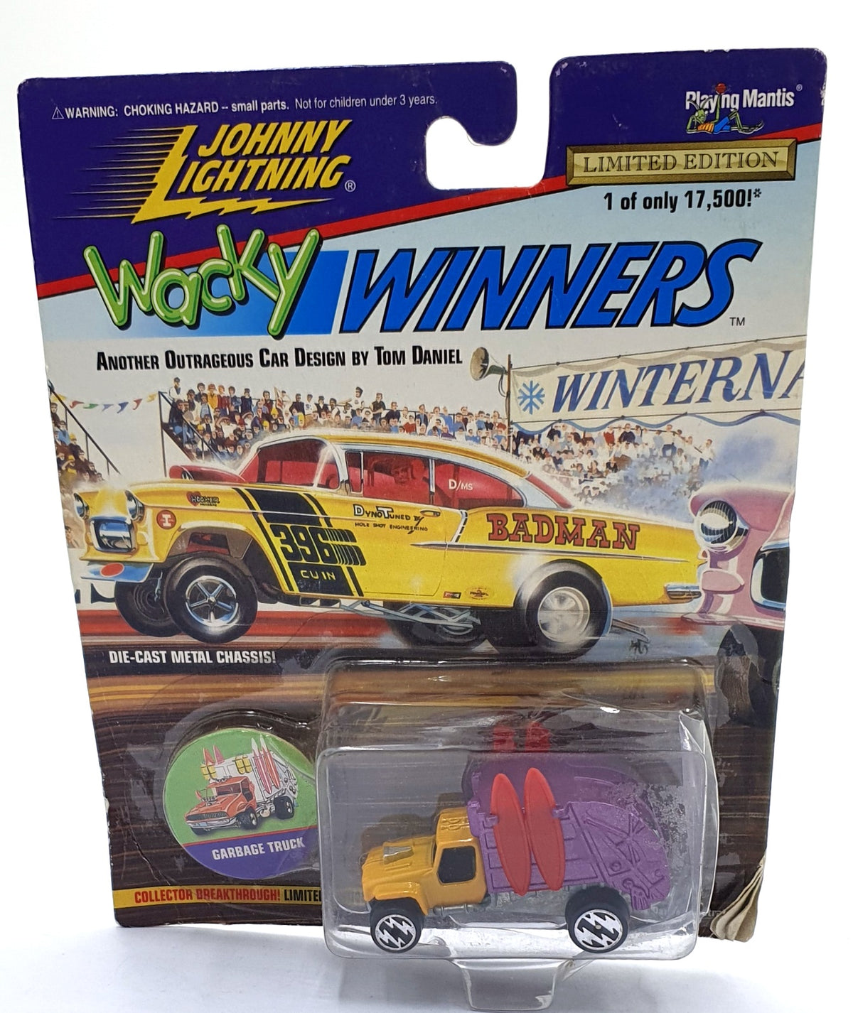 Johnny Lightning 1/64 Scale 301-02 - Wacky Winners Garbage Truck ...