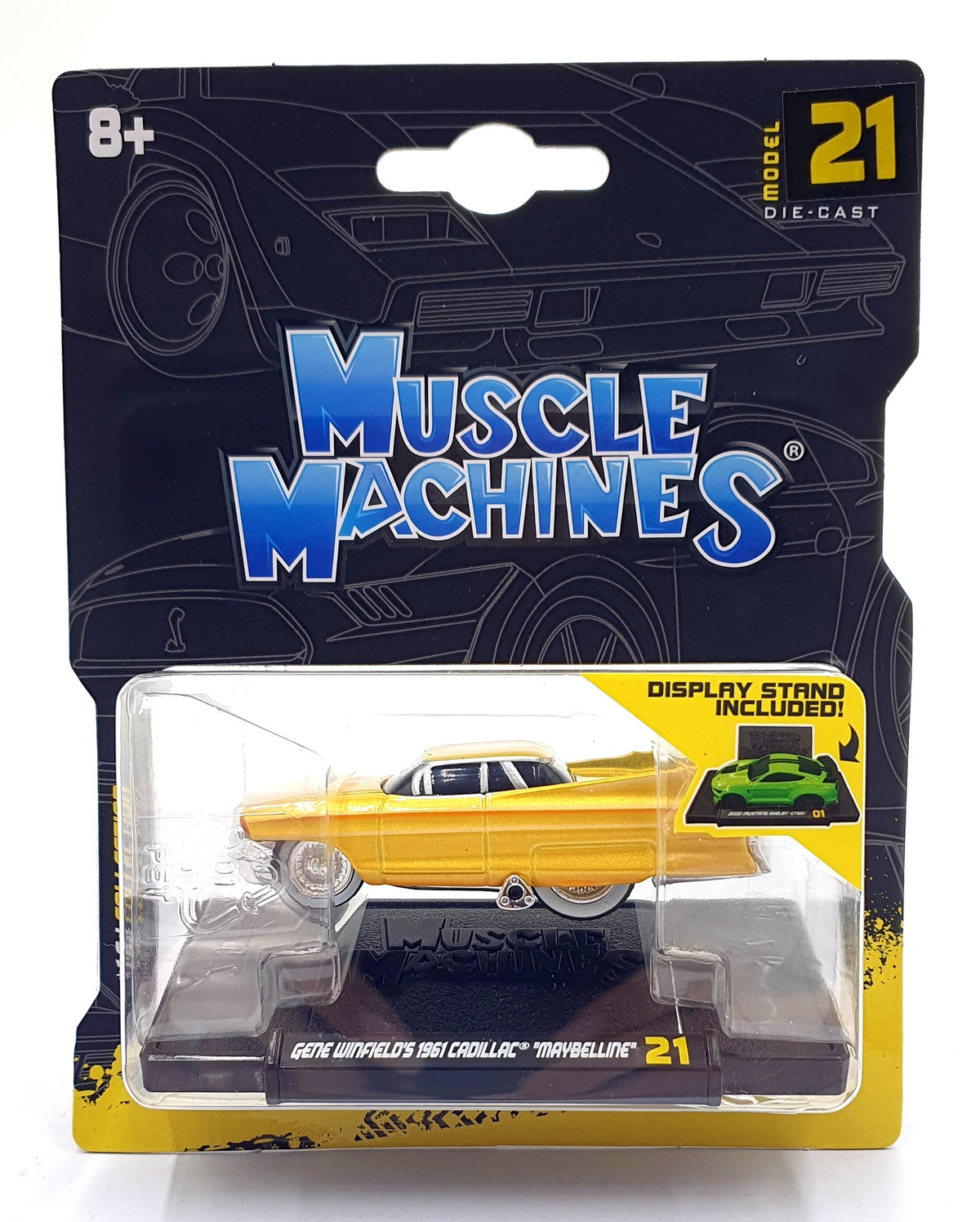 Muscle Machines 1/64 Scale 15526 - Gene Winfield's 1961 Cadillac ...
