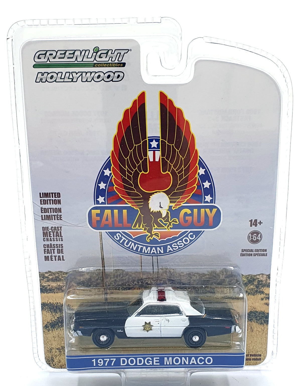 Greenlight 1/64 Scale 44965-D - 1977 Dodge Monaco Fall Guy Stunt Man ...