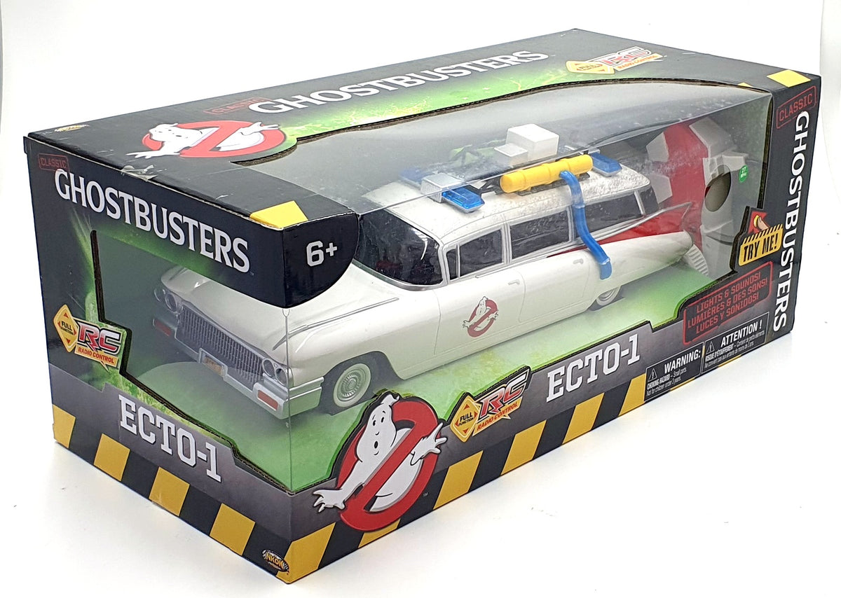 Nkok 37CM long 27MHz 6612 - Ghostbusters Ecto-1 RC - White — R.M.Toys Ltd