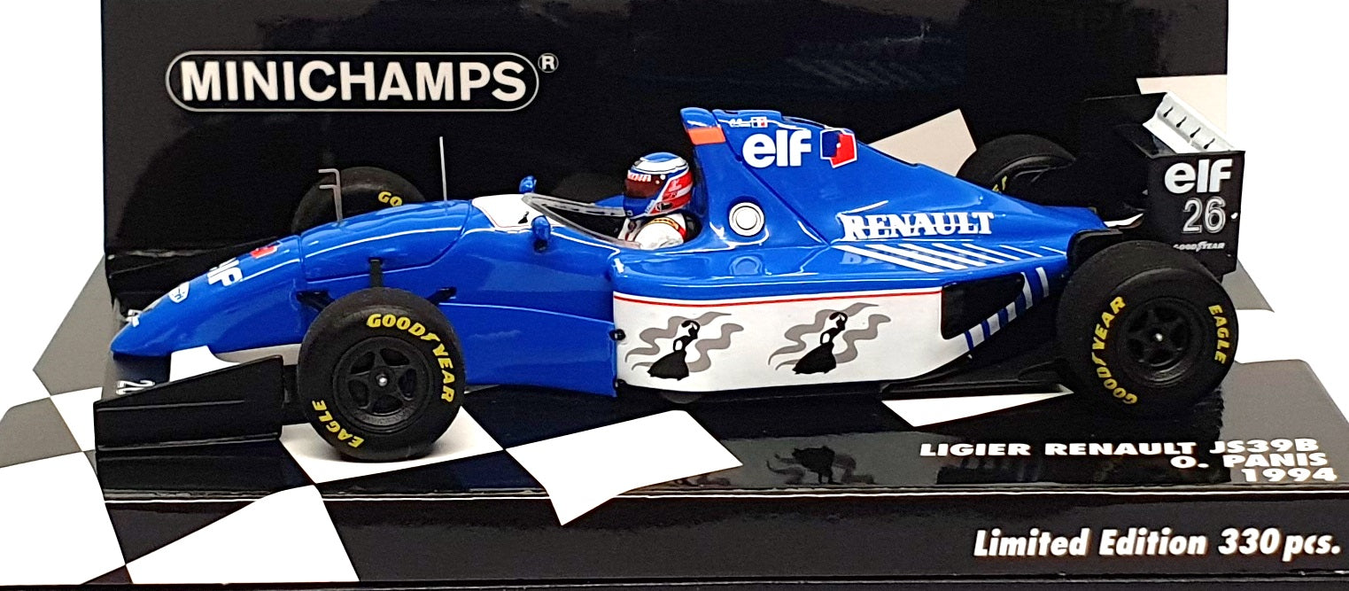 Minichamps 1/43 Scale 417 940026 - F1 Ligier Renault JS39B O. Panis ...