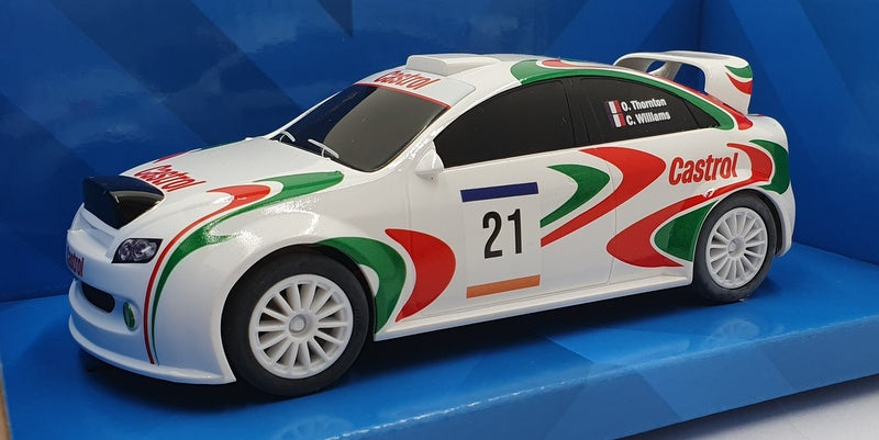 Scalextric 1/32 Scale Slot Car C4302 - Castrol Rally Car #21 - White ...