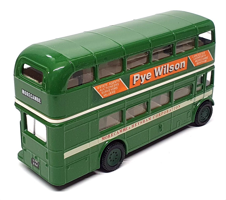Corgi Appx 12cm Long C599/6 - AEC D/Deck Bus "Morcambe" - Green — R.M ...