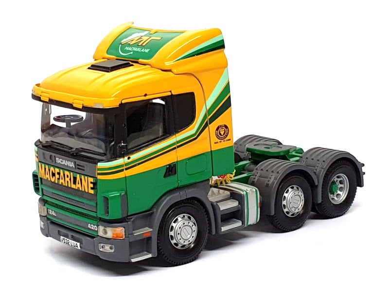 Corgi 1/50 Scale CC12206 - Scania Tractor Unit (Macfarlane) Yellow ...