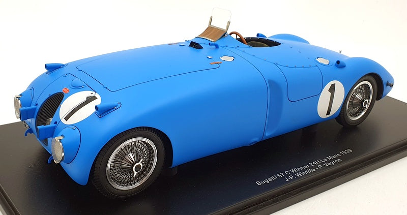 Spark 1/18 Scale 18LM39 - Bugatti 57 C Winner Le Mans 1939 J-P. Wimille — R.M.Toys Ltd