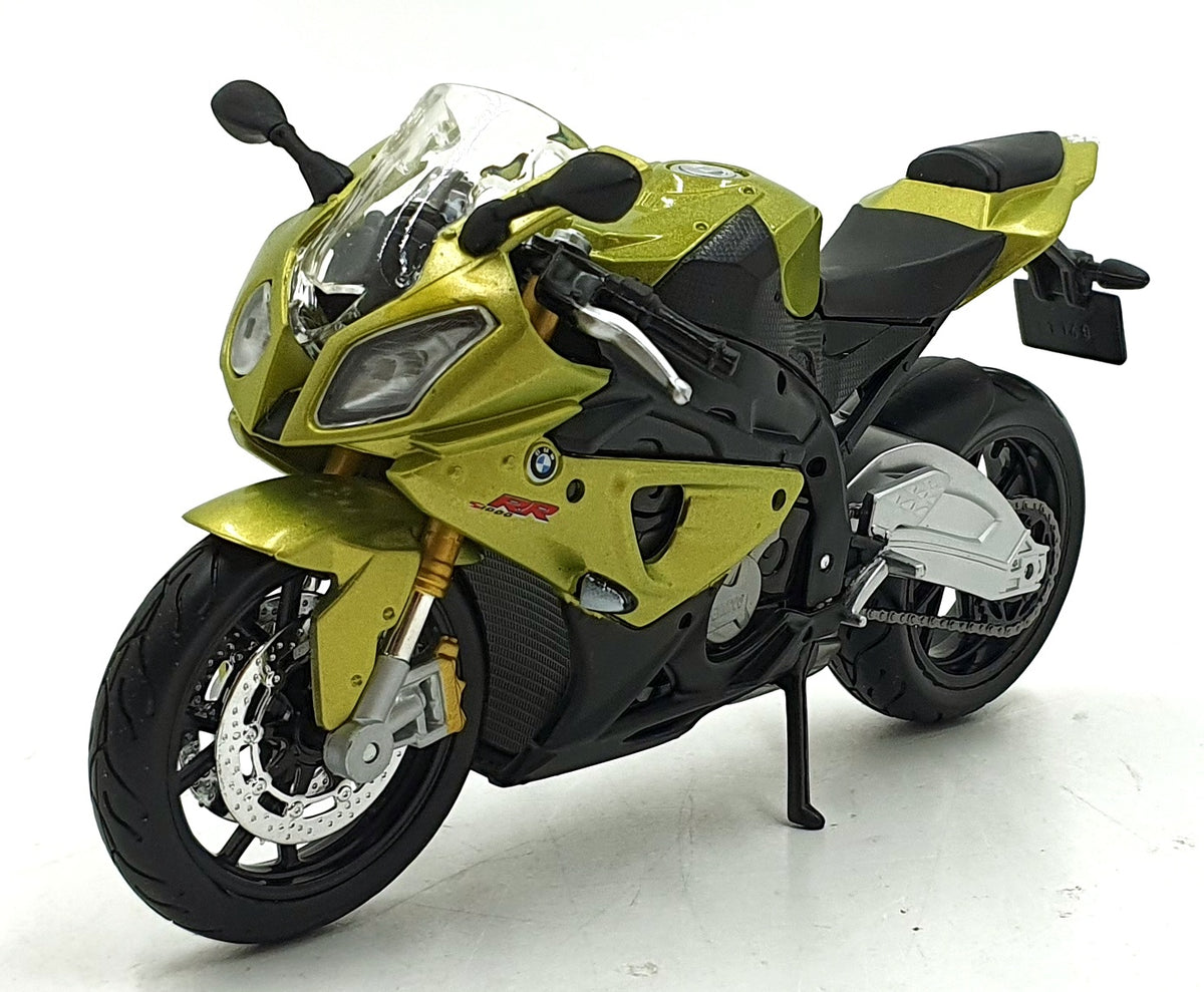 Maisto 1/12 Scale 31191 - BMW S1000RR Motorbike - Met. Green — R.M.Toys Ltd