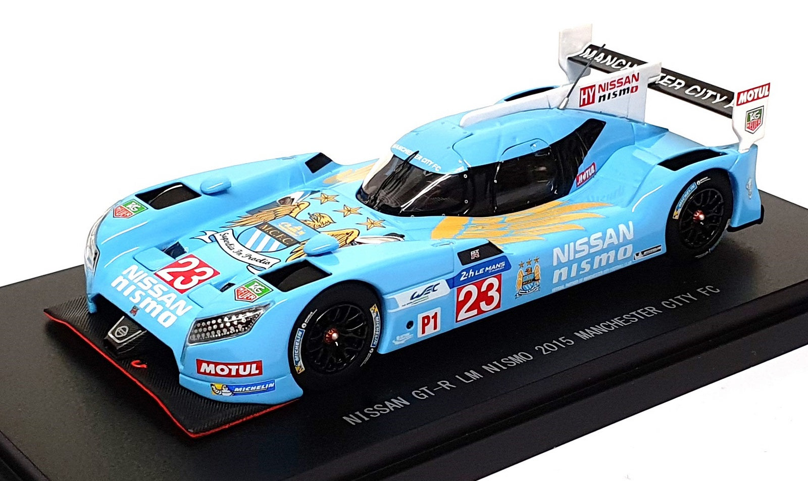 Ebbro 1/43 Scale 45251 - Nissan GT-R LM Nismo 2015 Manchester City FC ...