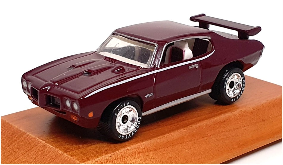 Matchbox 1/67 Scale MB289/SA-M - 1970 Pontiac GTO - Maroon — R.M.Toys Ltd