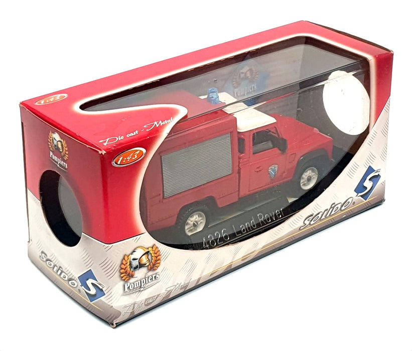 Solido 1/43 Scale 4826 - Land Rover Fire Truck - Red — R.M.Toys Ltd