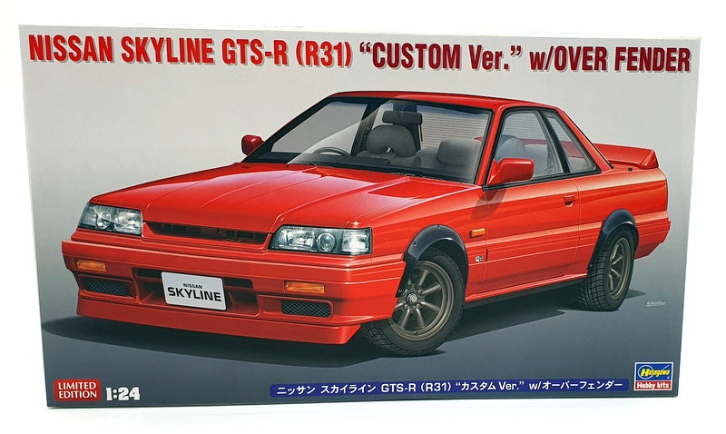 Hasegawa Kits 1/24 Scale 20695 - Nissan Skyline GTS-R (R31) w/Over ...