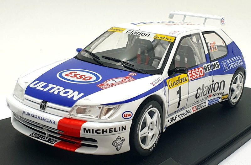 Solido 1/18 Scale S1808305 - Peugeot 306 Maxi - Rally MC 96 Delecour ...