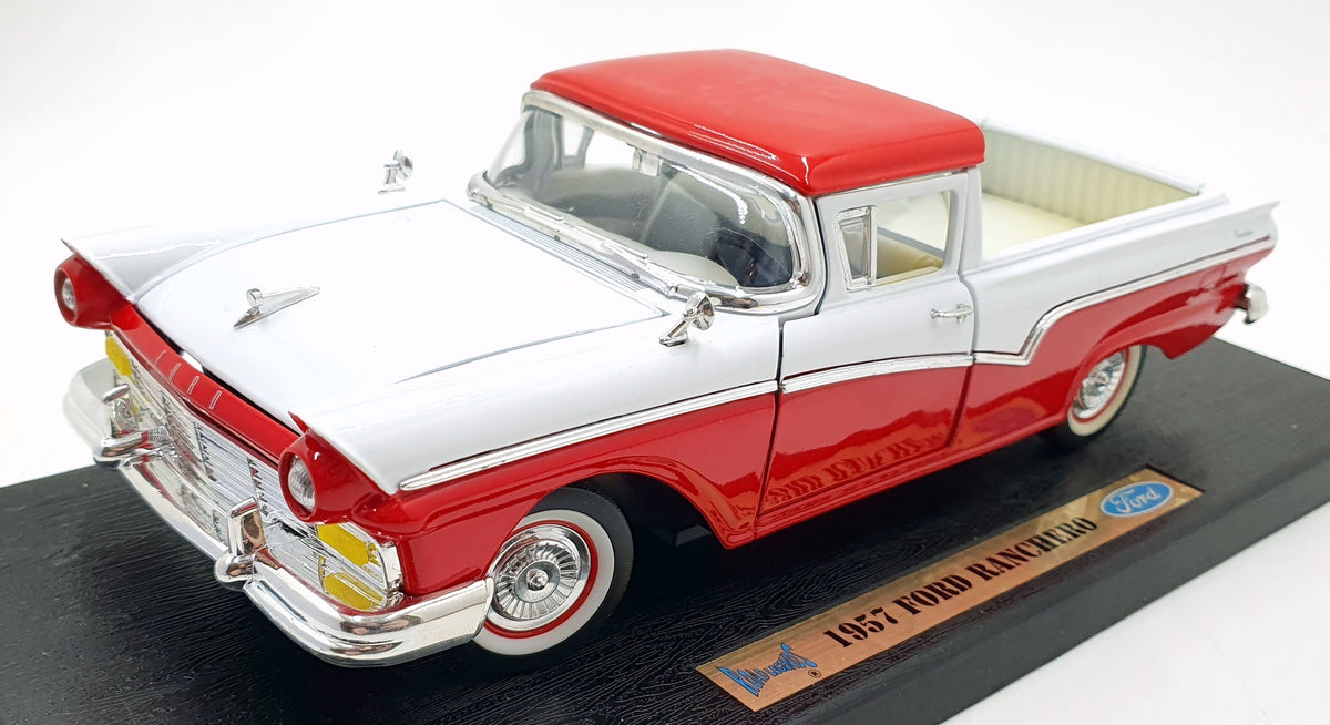 Road Legends 1/18 Scale Diecast 92208 - 1957 Ford Ranchero - Red — R.M ...