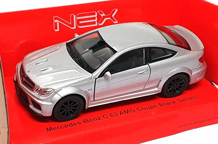 Welly Pull Back & Go 49720CW-AZ-3 - Mercedes Benz C63 AMG Coupe Black ...