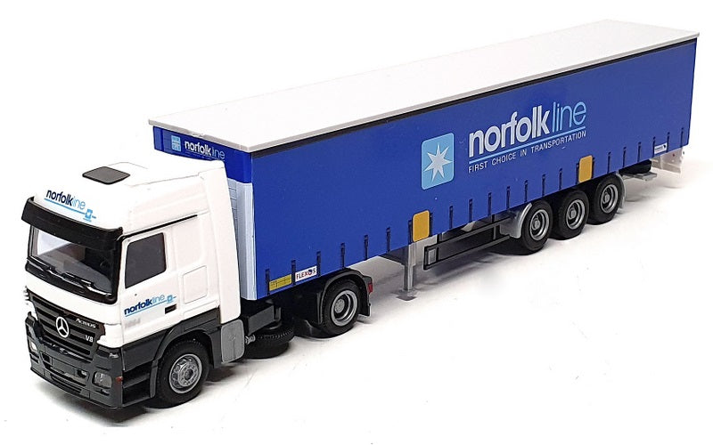 AMW Models 1/87 Scale 6136 - Mercedes Benz Truck & Trailer (Norfolk ...