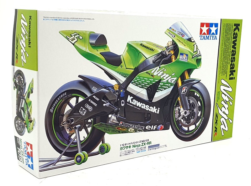 Tamiya 1/12 Scale Model Kit 109 - Kawasaki Ninja ZX-RR Motorbike — R.M.Toys Ltd