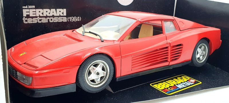 Burago 1/18 Scale Diecast 3019 - 1984 Ferrari Testarossa - Red — R.M ...
