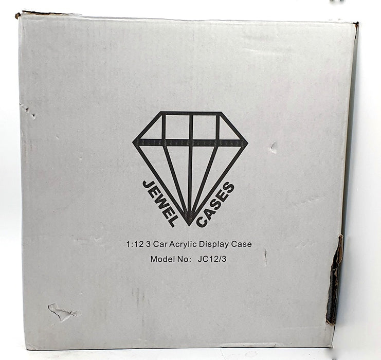 Jewel Cases 1/12 Scale JC12/3 - 3 Car Acrylic Display Case — R.M.Toys Ltd