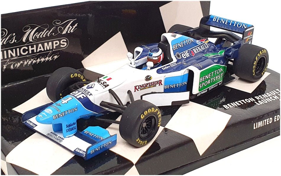 Minichamps 1/43 Scale 430 960094 - F1 Benetton Renault 1996 Launch Ver. G Berger — R.M.Toys Ltd