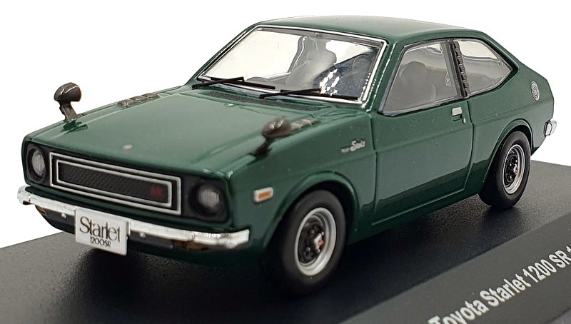 Ixo 1/43 Scale Diecast KB1054 - Toyota Starlet 1200 SR 1973 Dark Green ...