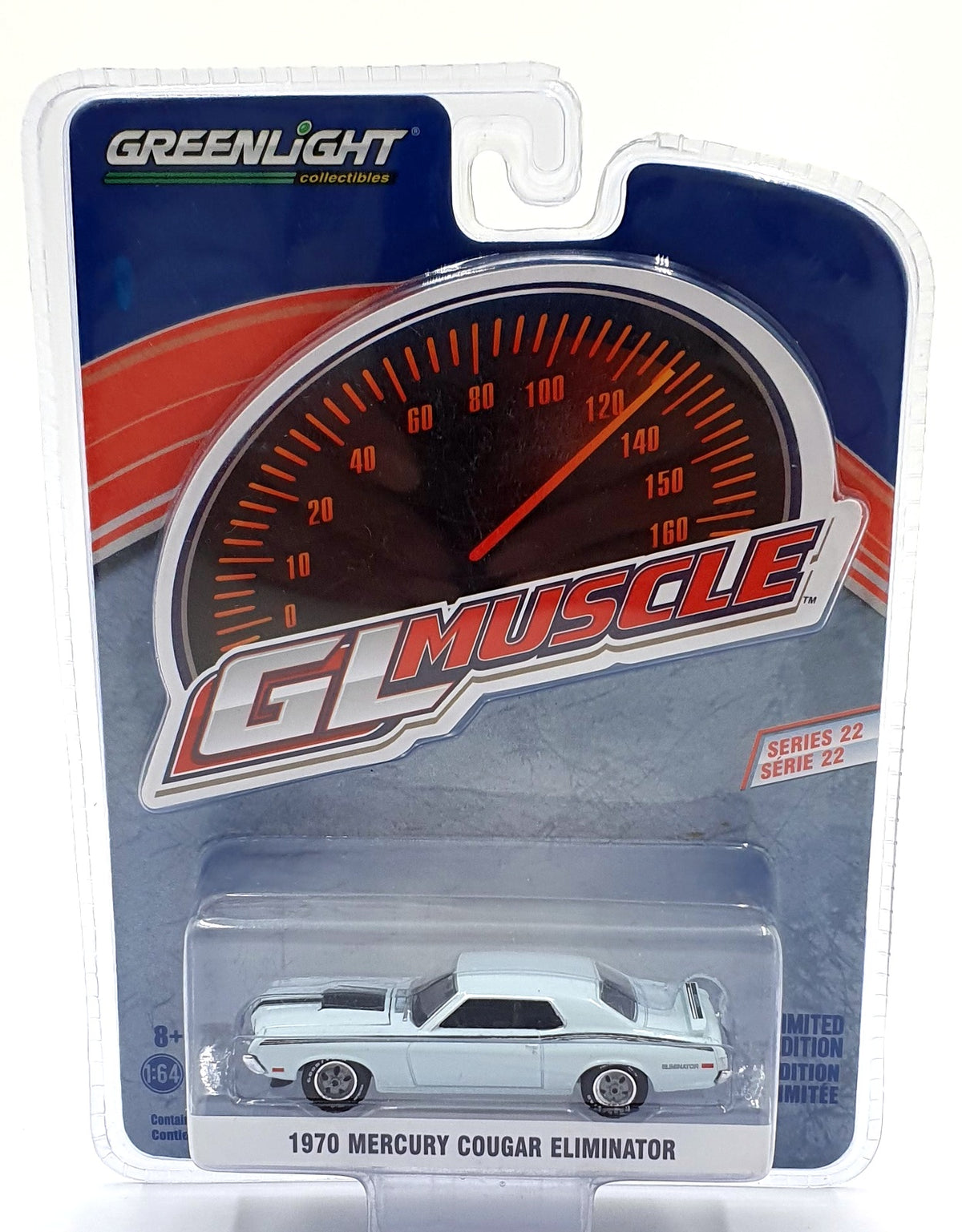 Greenlight 1/64 Scale 13250-C - 1970 Mercury Cougar Eliminator - Lt ...