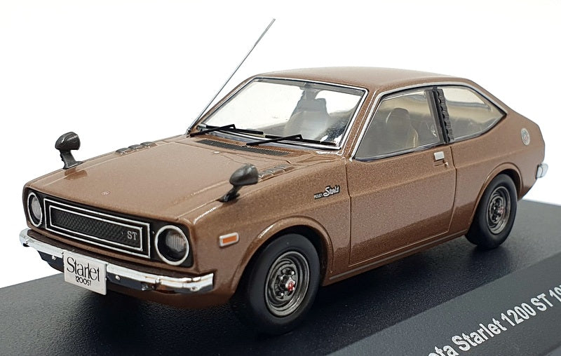 Ixo 1/43 Scale Diecast KB1057 - Toyota Starlet 1200 SR 1973 - Brown ...