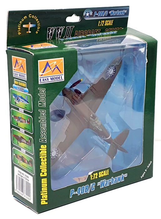 Easy Model 1/72 Scale 37209 - Curtiss P-40B Warhawk WW2 Aircraft — R.M ...