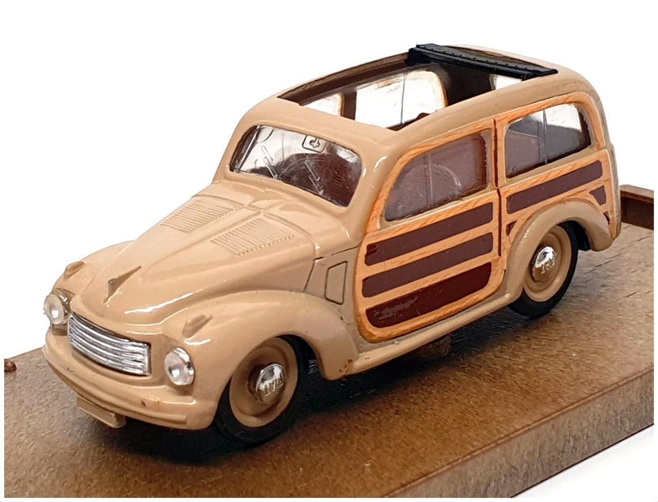 Brumm 1/43 Scale R48 - 1951-55 Fiat 500 C Belvedere - Beige — R.M.Toys Ltd