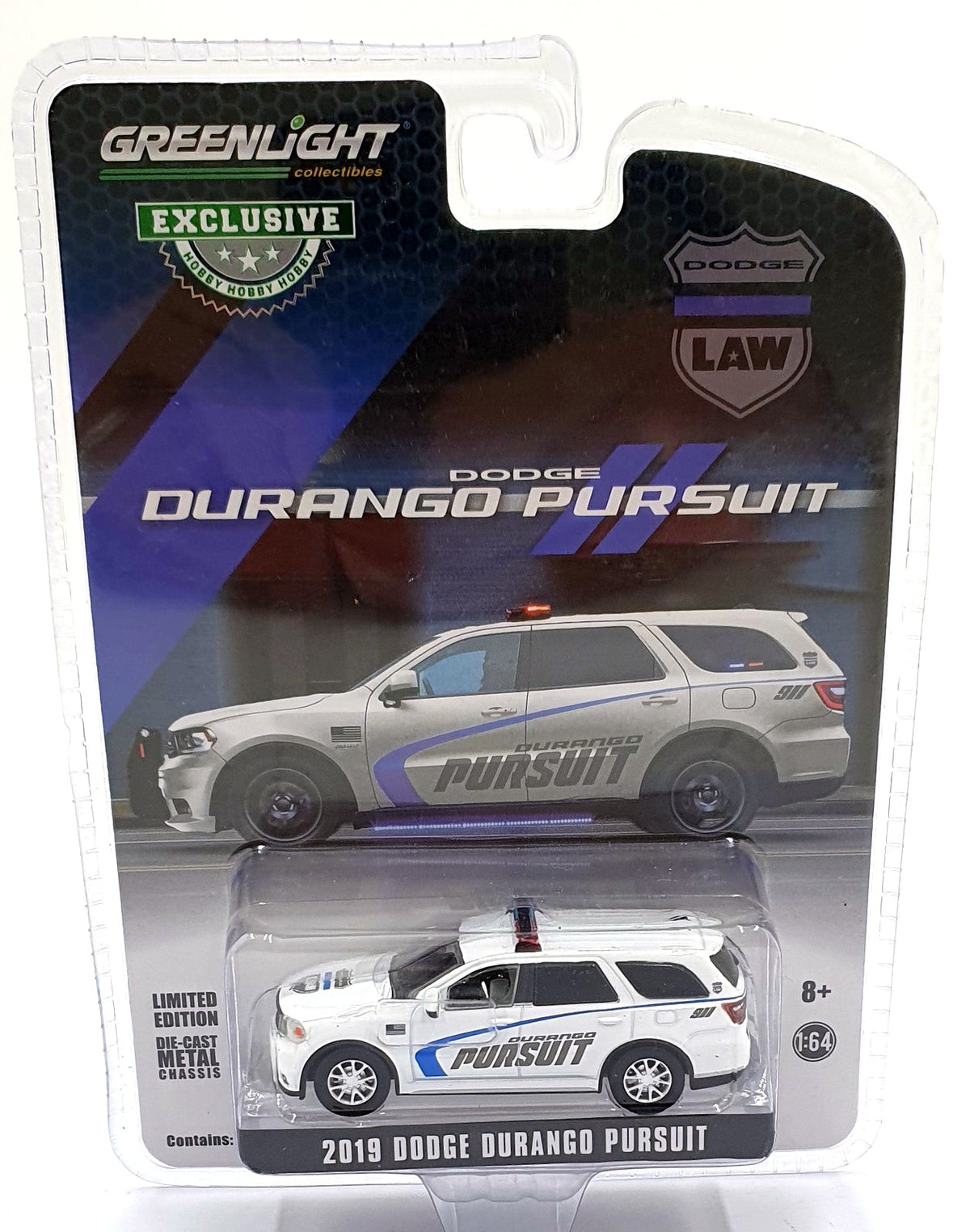 Greenlight 1/64 Scale 30119 - 2019 Dodge Durango Pursuit — R.M.Toys Ltd
