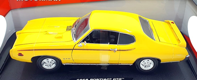 Motor Max 1/18 Scale 73133 - 1969 Pontiac GTO Judge - Yellow — R.M.Toys Ltd