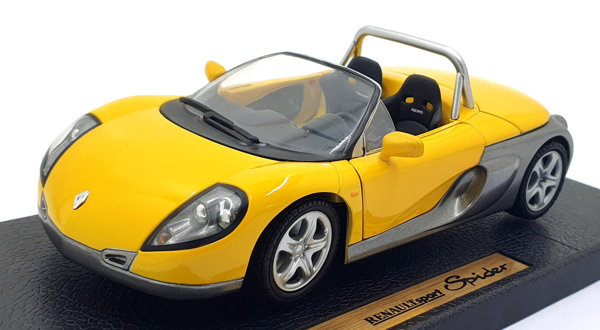 Anson 1/18 Scale Diecast 30350 - Renault Sport Spider - Yellow — R.M ...