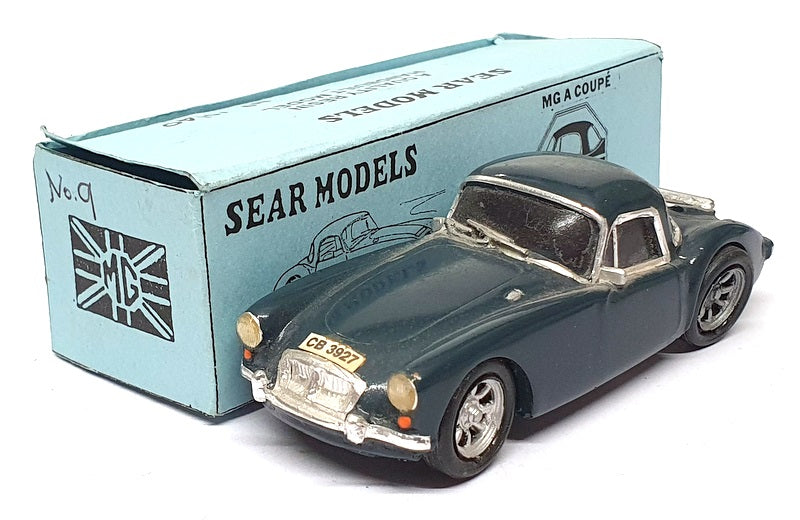 Sear Models 1/43 Scale Handbuilt Resin Kit No. 9 - MG MGA Coupe - Blue ...
